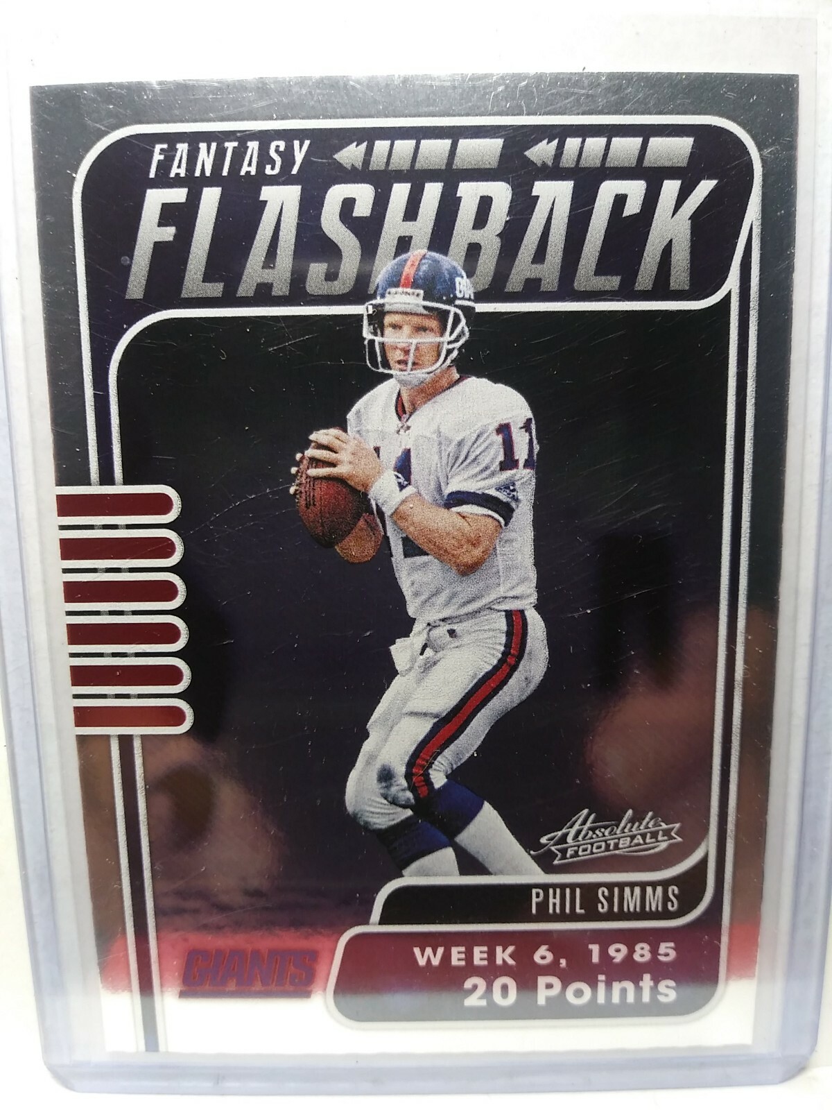 🔥 2020 Panini Absolute Fantasy Flashback Phil Simms New York Giants 🔥 ...