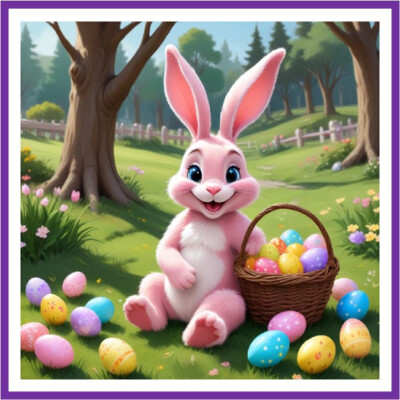 30 Custom Cute Easter Bunny Personalized Address Labels | eBay