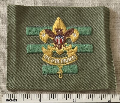 VTG SENIOR PATROL LEADER Boy Scout Position Badge PATCH BSA Sash Award ...