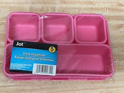 Desk & Drawer Organizers - Pink Desk Organizer