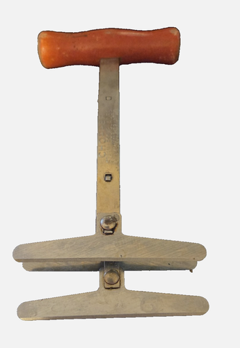 Vintage Foley Chopper 3 Stainless Blades Red Wood Handle Spring Action ...