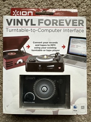 Ion Audio Vinyl Forever Turntable-to-Computer (LP & Cassette to MP3 ...