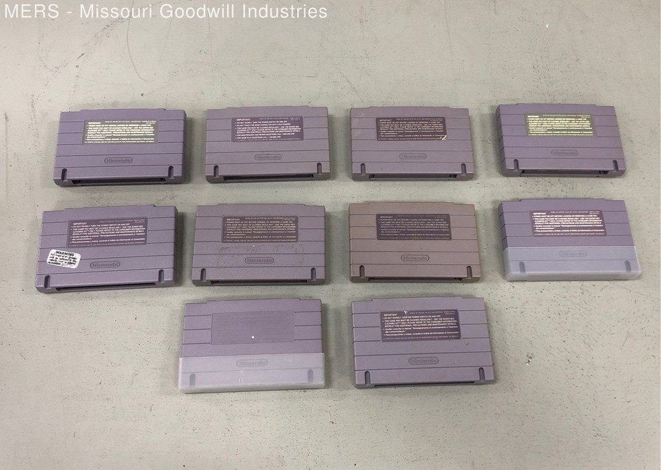 Lot of Assorted Nintendo SNES Game Cartridges | eBay