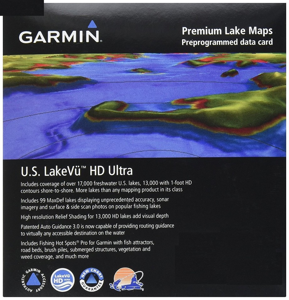 g2 US LakeVu HD Ultra Primium Lake GPS Maps LUS100F for compatible ...