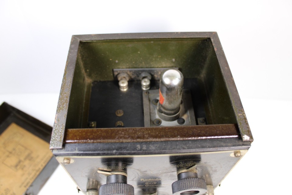 VINTAGE 1920s RCA RADIOLA SPECIAL WIRELESS ANTIQUE OLD 1 TUBE RADIO ...