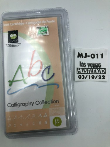 Genuine Cricut Calligraphy Collection Font Cartridge de fonte MJ-011 ...