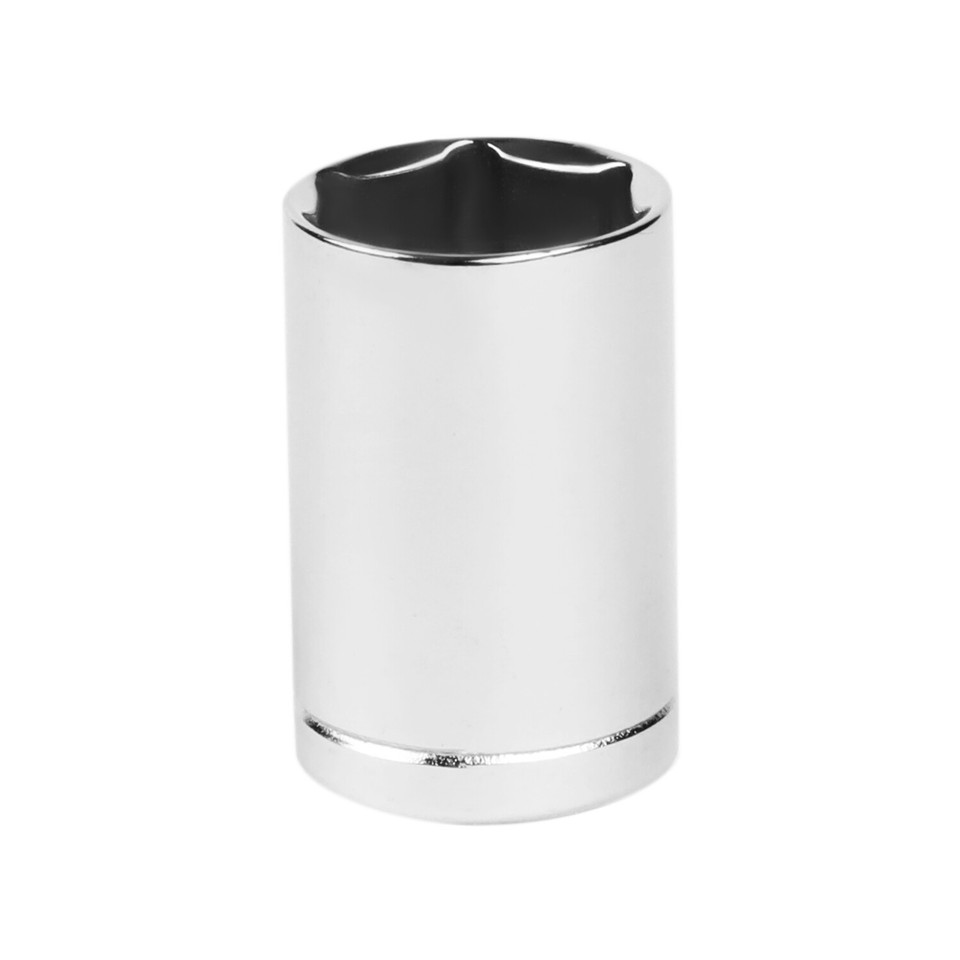 1-Piece 3/8" Inches Drive 6 Point 13mm Metric Shallow Chrome Socket ...