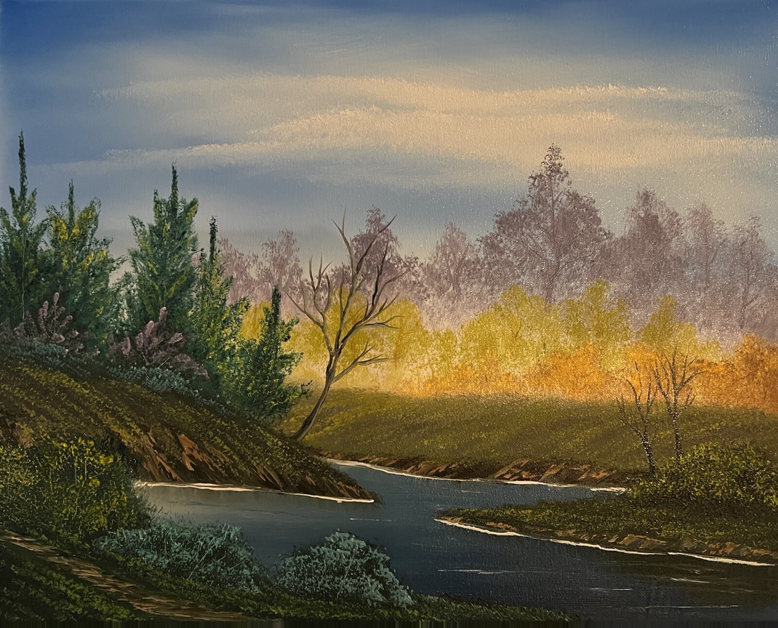 Bob Ross Spring Paintings