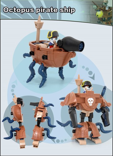 Plants Vs Zombies 3 in 1 Transformer Zombot Shark Sub Mecha-football ...