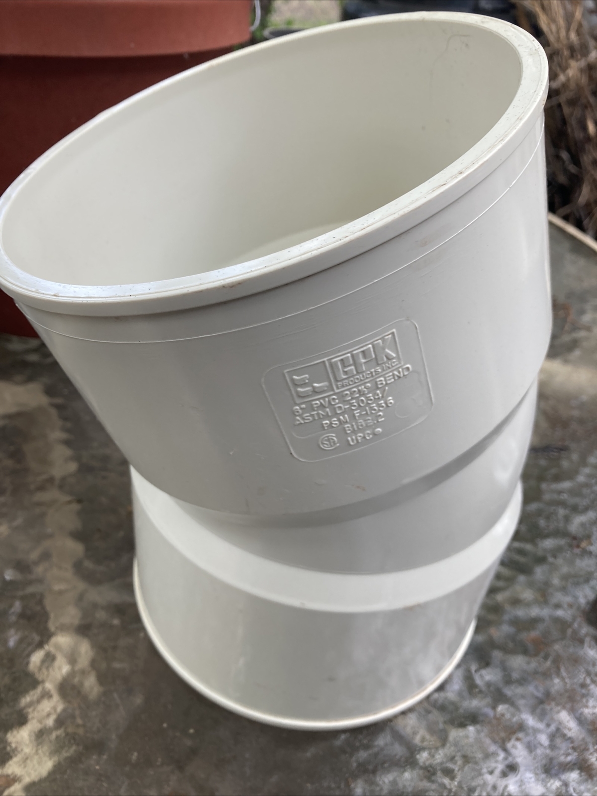 GPK 6” PVC 22 1/2 Bend UPC ASTM D-3034/ PSM F-1336 | eBay