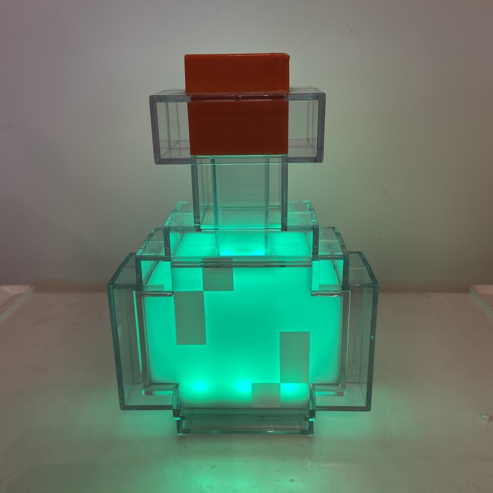 Minecraft Mojang Color Changing LED Light Up Potion Bottle 2018 Night ...