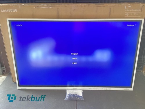 Samsung WM75B 75" 4K UHD MultiTouch Whiteboard Display - Tizen OS 6.5 ...