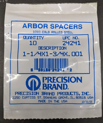 Milling - Arbor Spacer