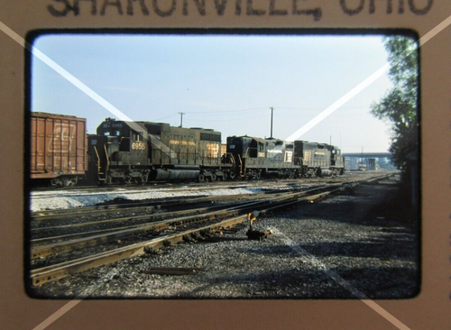 Original '76 Kodachrome Slide PC Penn Central 6955 SD38 Sharonville, OH ...