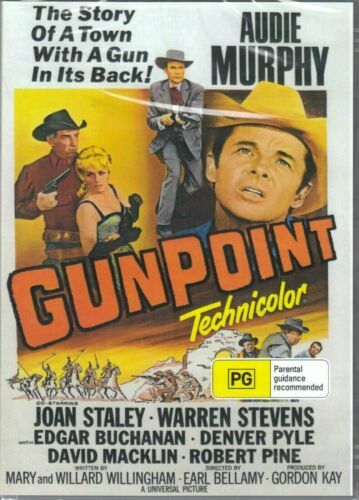 Gunpoint DVD Audie Murphy New and Sealed Australian Release | eBay ...