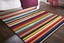 SMALL LARGE VIBRANT FUNKY MULTI COLOURED GEOMETRIC SOFT PILE MODERN ...