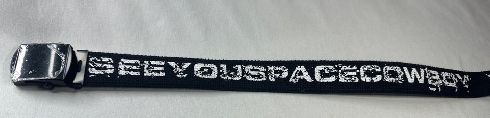 See You Space Cowboy Emo Web Belt Black Metalcore Sasscore Skramz ...