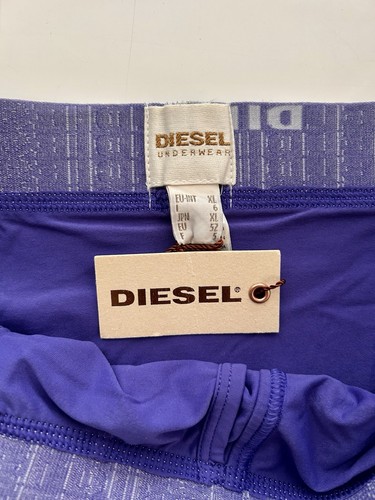 Diesel UMBX Divine Blue Microfiber Boxer Brief Shorts Trunks Underwear ...