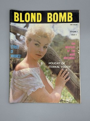Blond Bomb Magazine Vol 1 Issue 4 Vintage Glamour Pin-Up | eBay