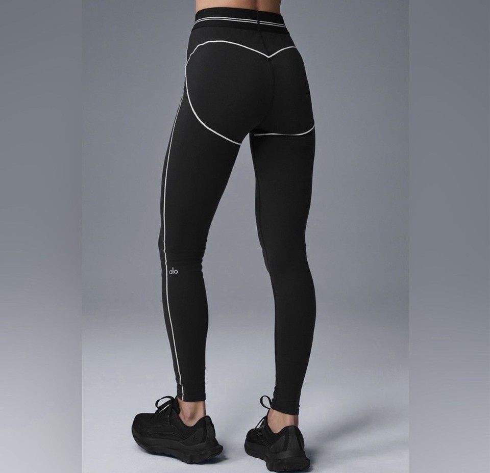 Alo Yoga Airbrush High-Waist Heart Throb Legging And Top Set | eBay