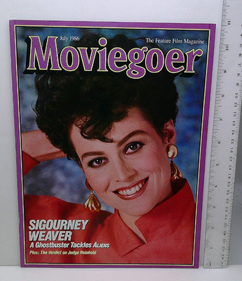 MOVIEGOER MAGAZINE VOL 5 #7 1986 SIGOURNEY WEAVER JUDGE REINHOLD KURT ...