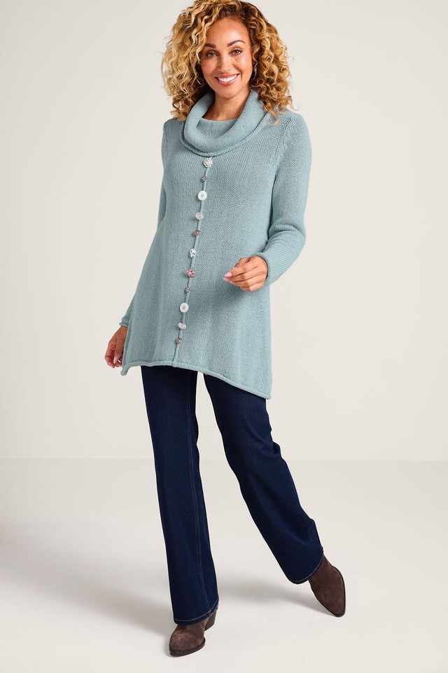 Soft Surroundings Women’s Nordic Nights Sweater Tunic Color: Mist | eBay