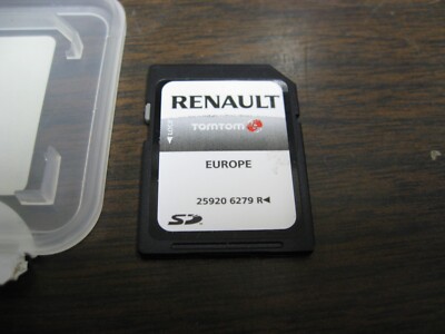 Genuine Renault TomTom Europe Satellite Navigation SAT NAV SD Card ...