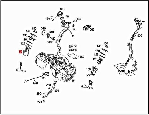 Genuine MERCEDES A207 C204 C207 C218 S204 S212 W204 W212 Feed unit ...