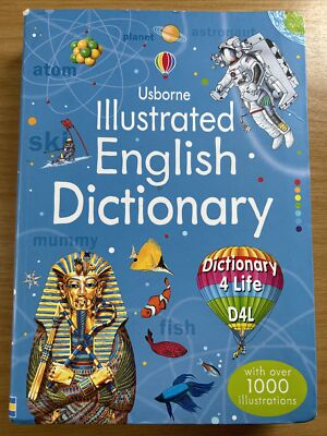 Usborne Illustrated English Dictionary children KS2 Primary (Paperback ...