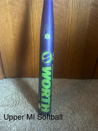 Worth EST XL comp 2017 Purple Rare ASA/USA slow-pitch Softball Bat 26oz ...