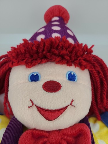 Gymbo Gymboree Hand Puppet Clown My Gymboree Red Hair Colorful Baby ...