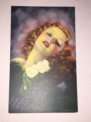 Pin Up Girl Original Mutoscope card "Eyes Right" 1940's All American ...