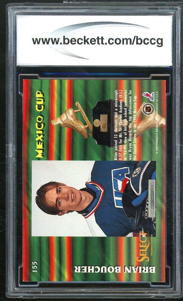Brian Boucher Rookie Card 1994-95 Select #155 BGS BCCG 10 | eBay