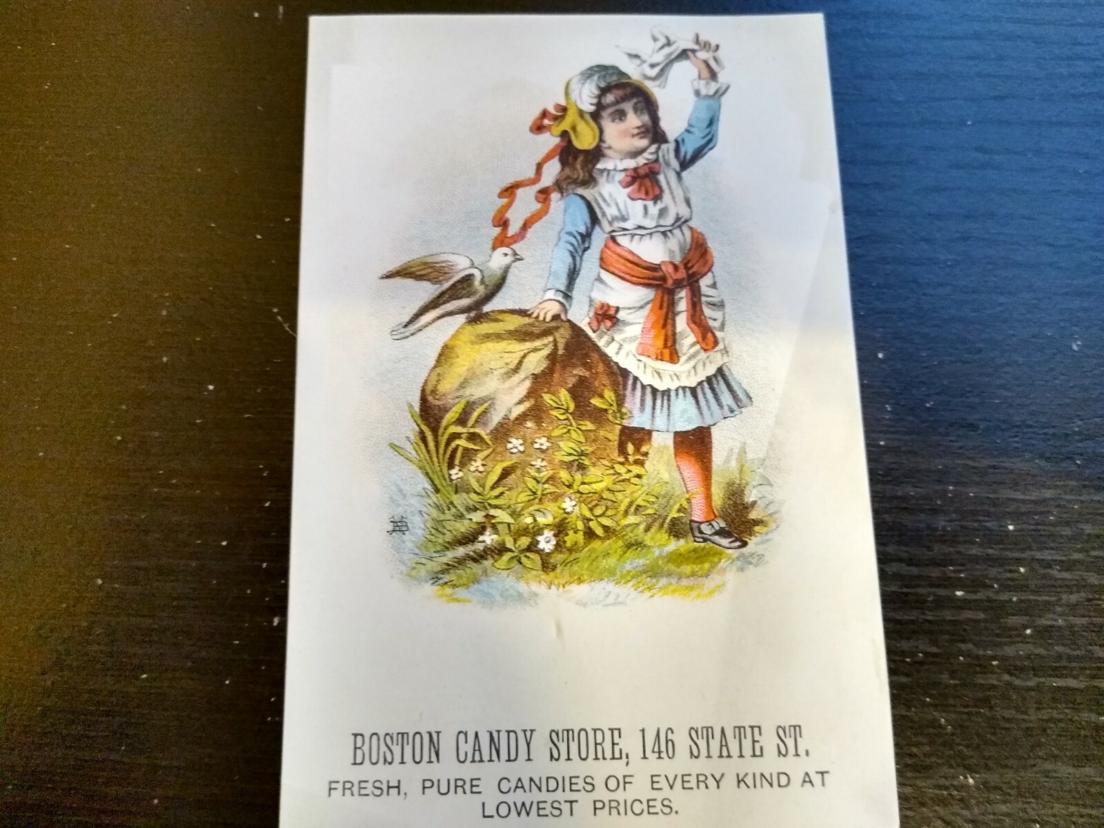 Boston Candy Store 146 State Street Trade Ad Card | eBay