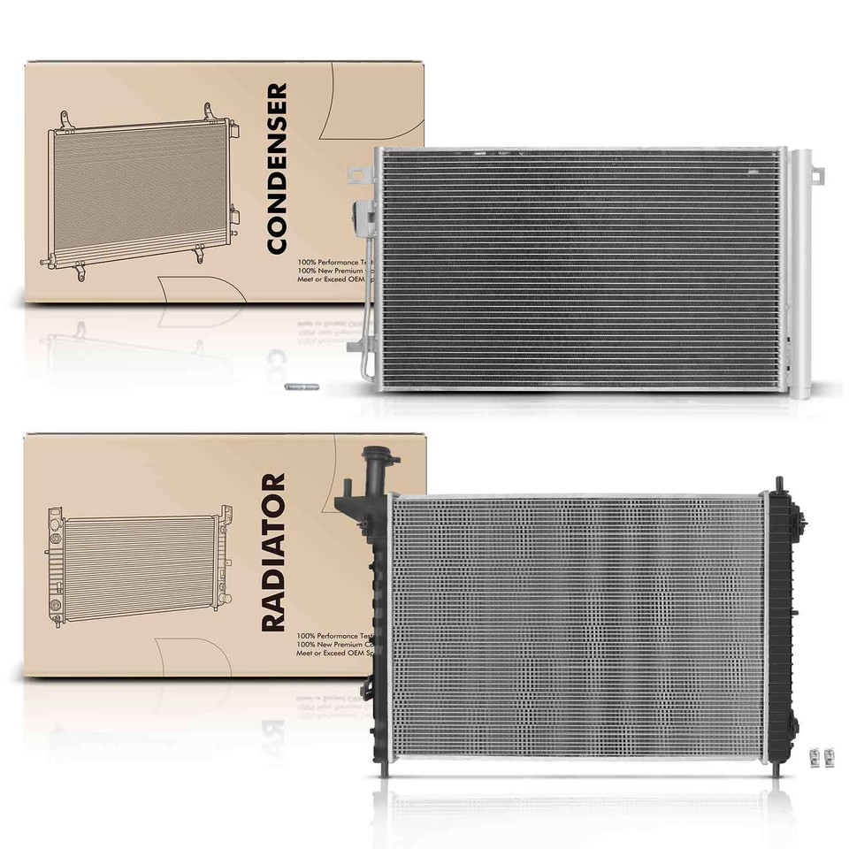 Radiator & AC Condenser Cooling Kit for Chevrolet Traverse Buick GMC ...