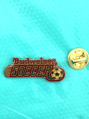 Budweiser Soccer Lapel Pin - Vintage 80s Hat Pin - Made in Taiwan NEW ...
