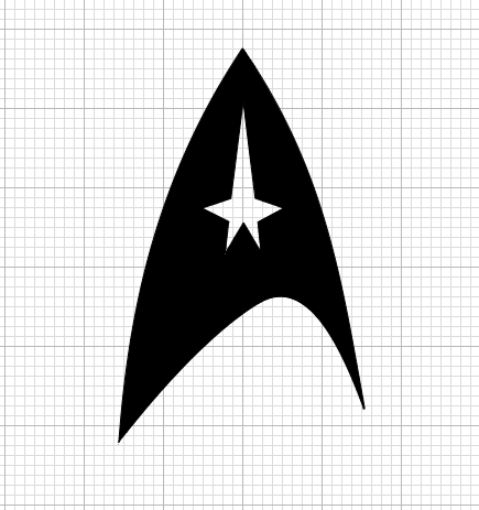 Star Trek Logo Letter A Car Bumper Sticker Vinyl Decal | eBay