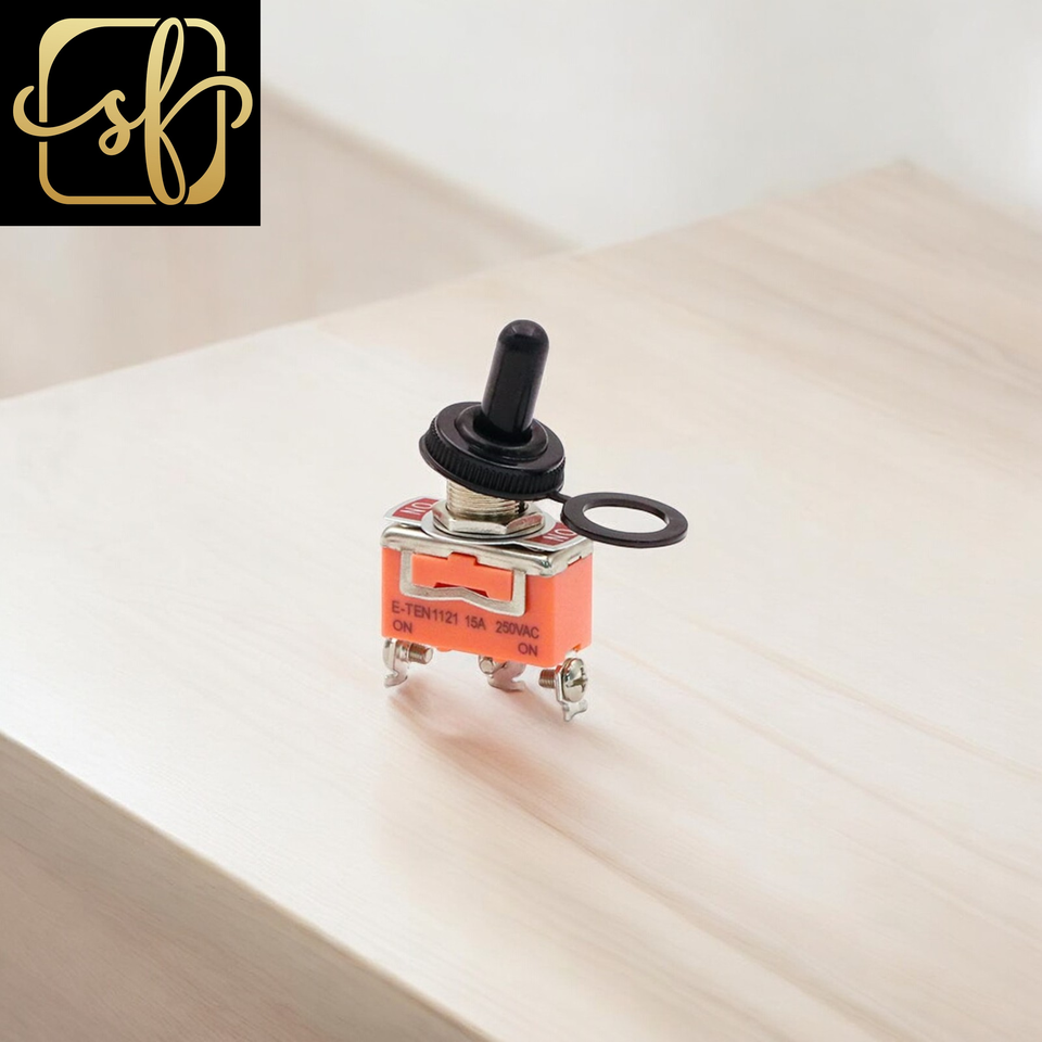 Spst Toggle Switch，10Pack 2 Position 2 Pin On-Off Metal Toggle Switch ...