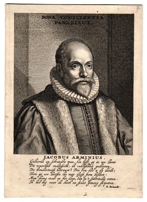 17th C. Portrait of Jacobus Arminius on Laid Paper | eBay