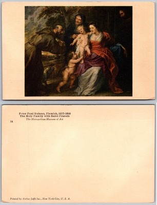 The Holy Family Saint Francis Metropolitan Museum Postcard | eBay