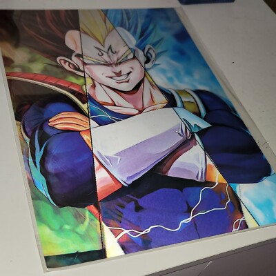 Dragon Ball 3D Holographic Triple Transition Anime Lenticular Poster | eBay