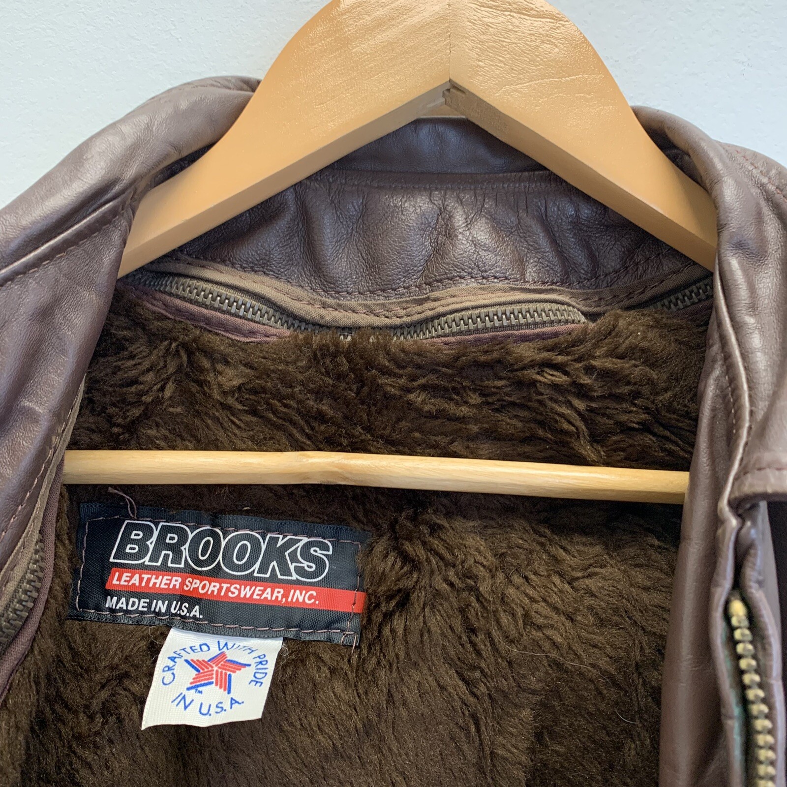 Vintage Brooks Leather Biker Jacket Women’s Small - Gem