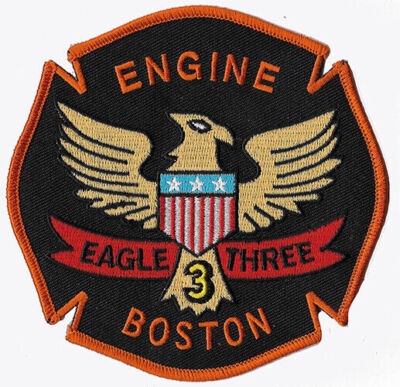 Boston Engine 3 -- NEW Eagle 3 Fire Patch | eBay