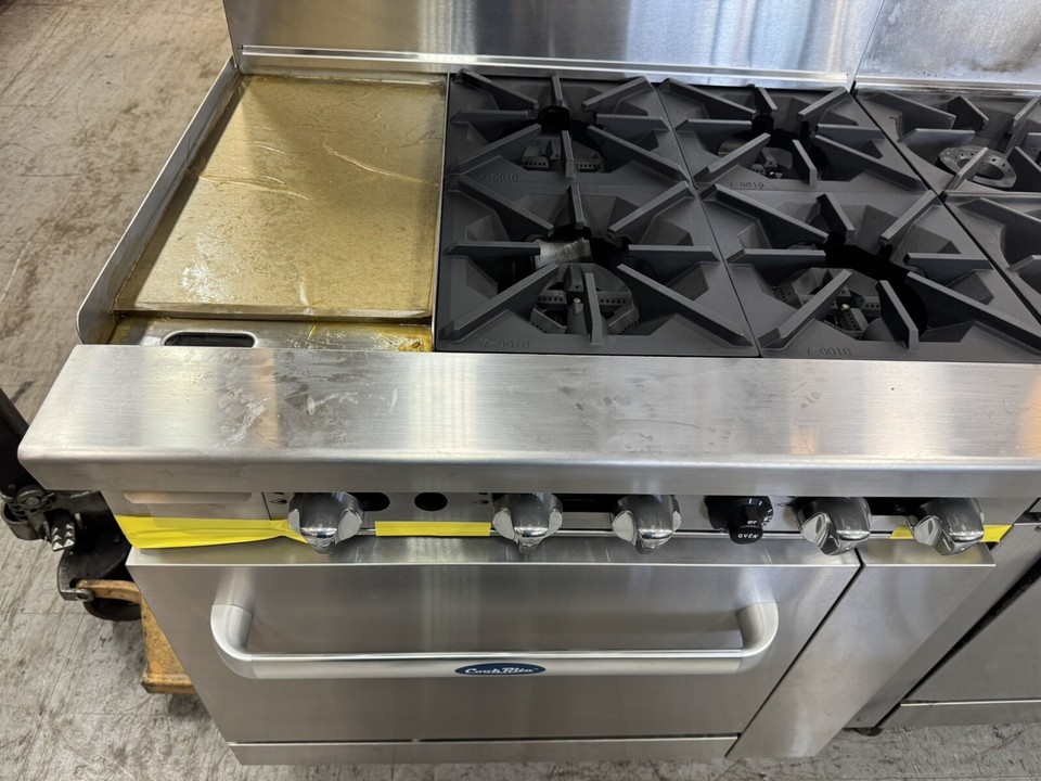 S &D Cookrite Oven With 4 Burner And Griddle LP | eBay