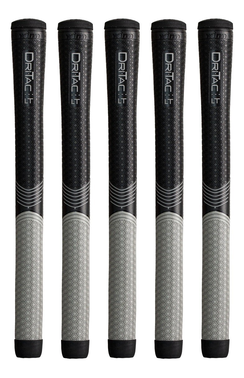 Set of 5 Winn Dri-tac LT (less Taper) Golf Grip 7LTDT-BKG | eBay