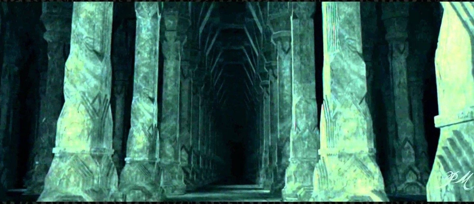 Warhammer. LOTR. Hobbit. Diorama. Moria's pillars. Scenery. Terrain ...