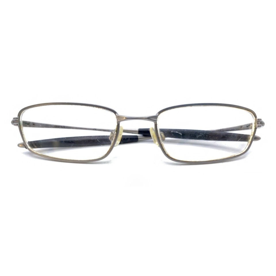 Oakley Intake 4.0 Light Silver Metal Rectangle Eyeglasses Frames 52-18 ...