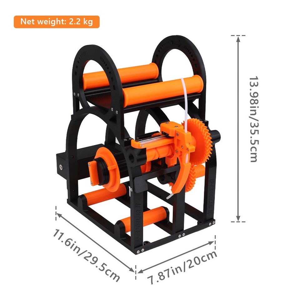 3D Filament Spool Rewinder Electric Filament Re-spooler 3KG Filament ...