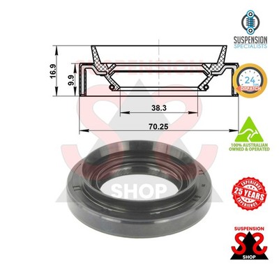 Left Lh Shaft Seal, Differential Suit HYUNDAI Santa Fe 2.2 CRDi 4x4 ...