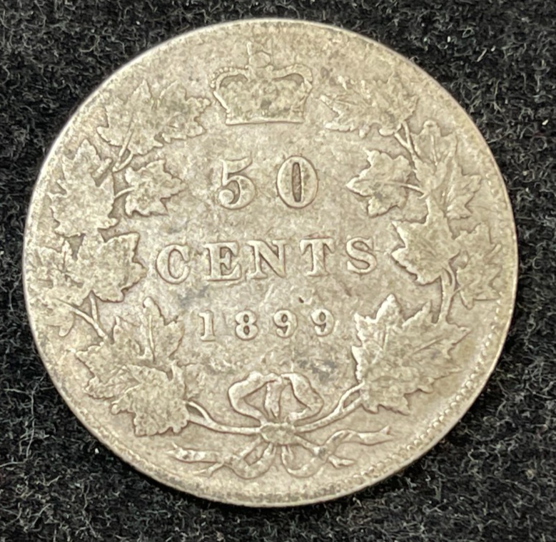 1899 Canada 50 Cents Low Mintage 50,000 Key Date RARE High Value | eBay